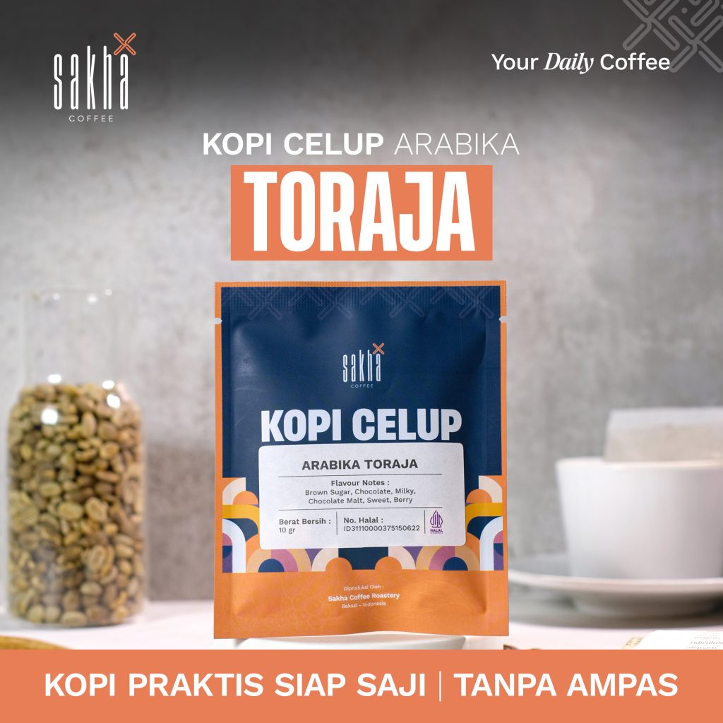 Kopi Sachet Celup Arabika Toraja - Sakhacoffee