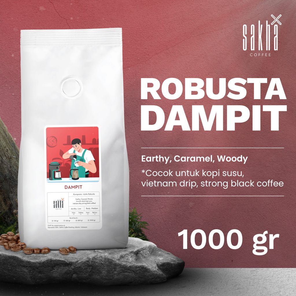 Kopi Robusta Dampit 1Kg - Sakhacoffee